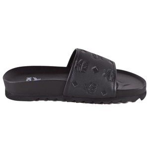 MCM | Shoes | Mcm Womens Leather Visetos Slides Sandals Shoes | Poshmark